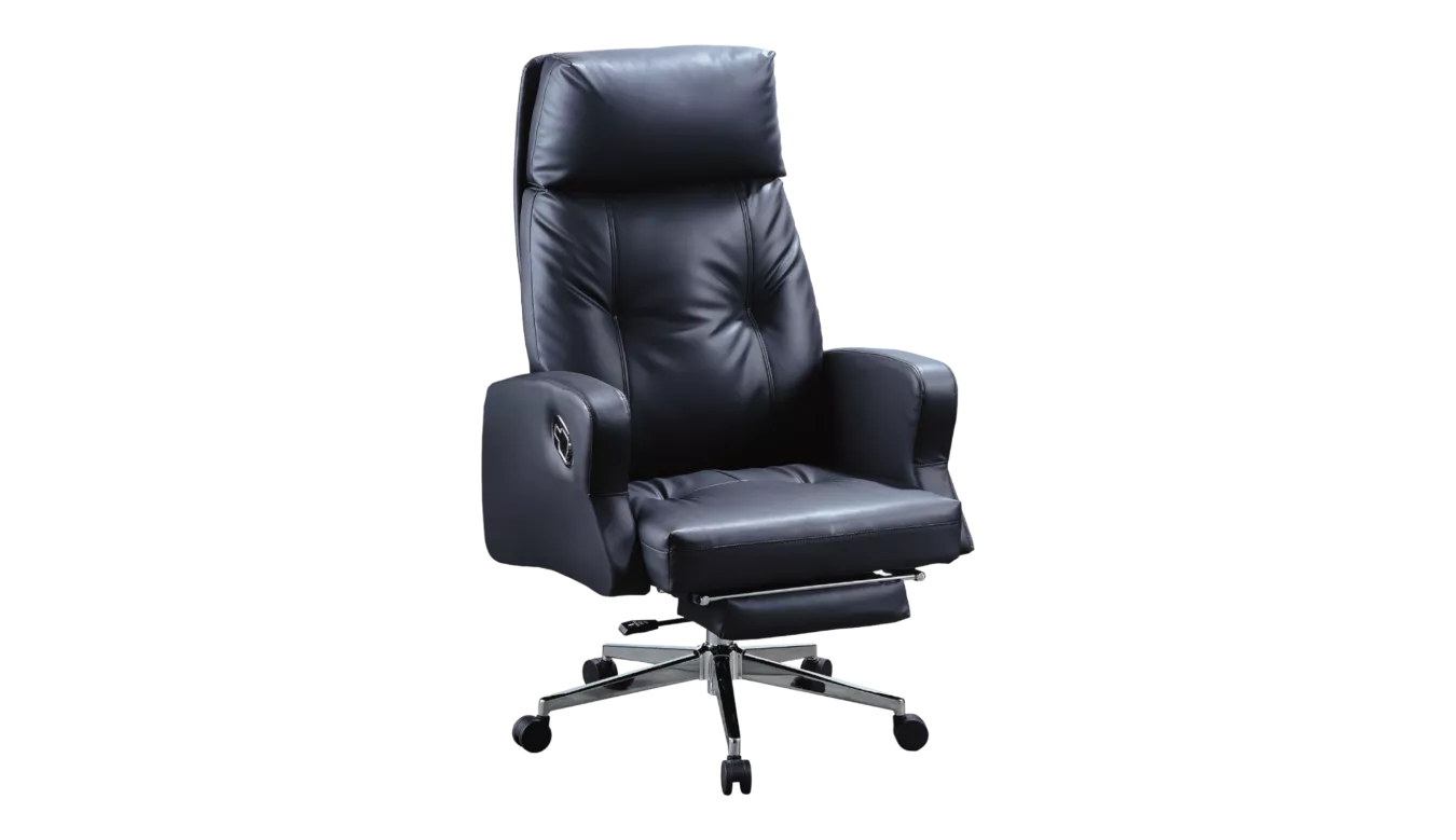 F070辦公椅(黑皮) | 源福傢俱｜One Home